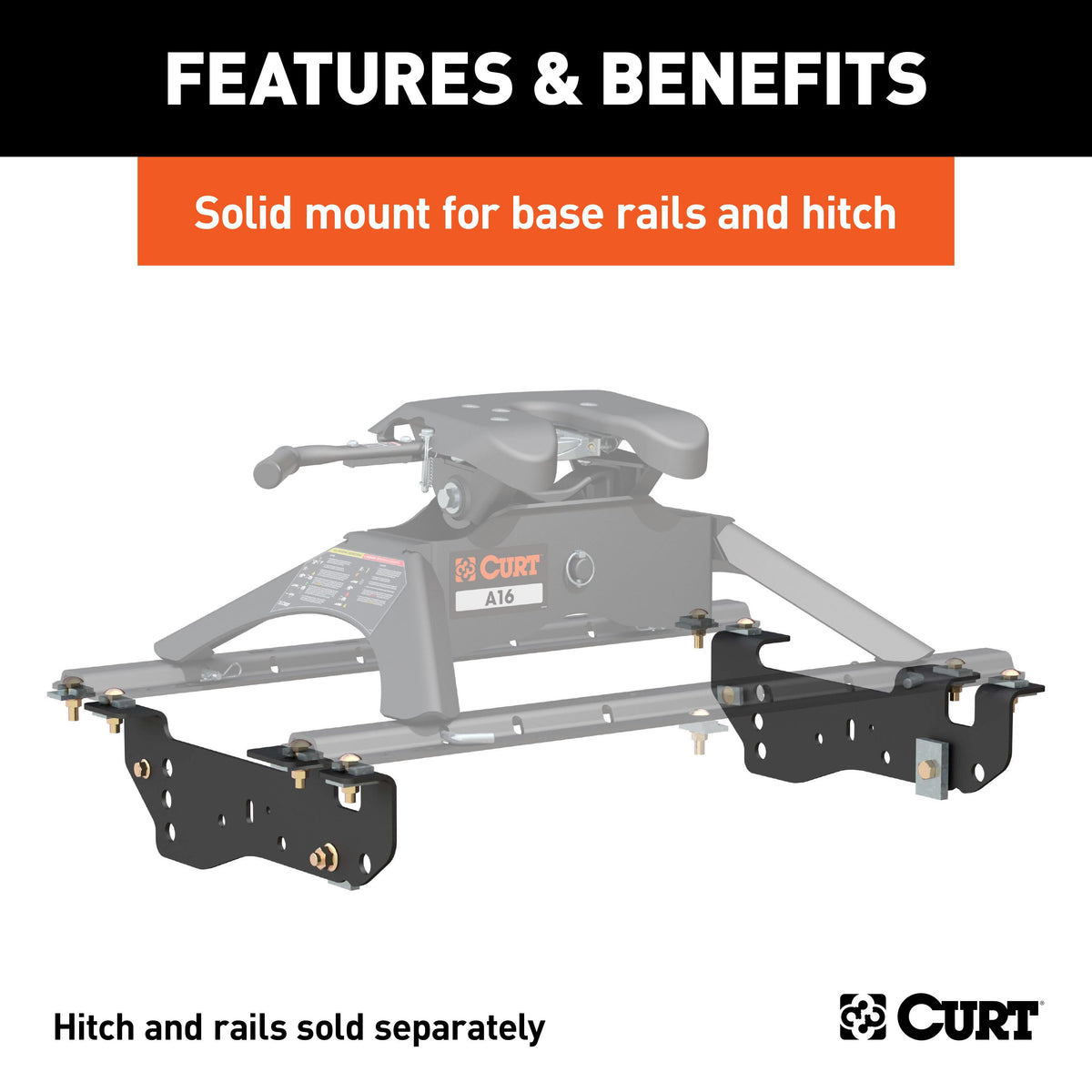 Custom 5th Wheel Brackets, Select Ford F-250, F-350, F-450 Super Duty ...