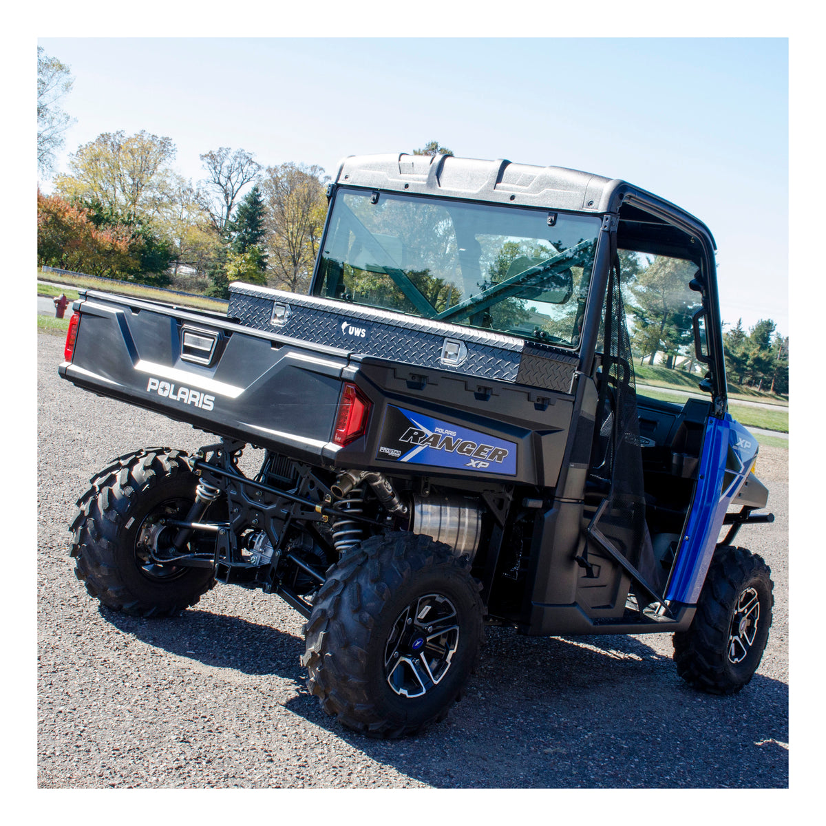 UWS EC10893 59-Inch Matte Black Heavy-Wall Aluminum UTV Tool Box, Rigi ...