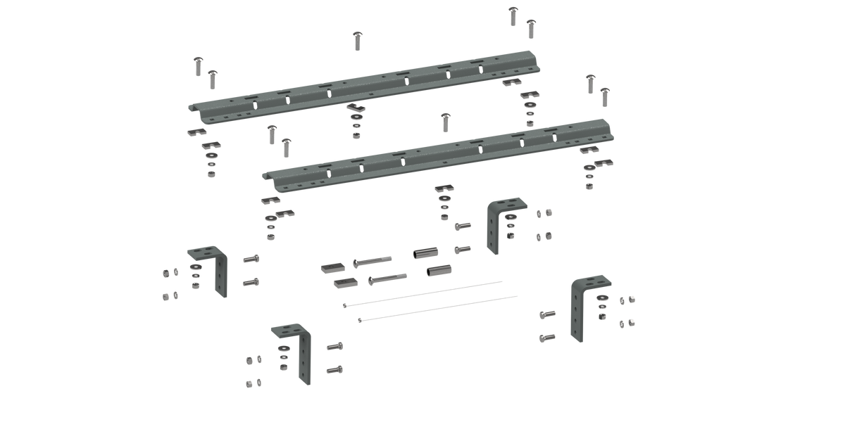 RVR3200 UNIVERSAL MOUNTING RAILS FOR 5TH WHEEL HITCHES – Discount Hitch ...