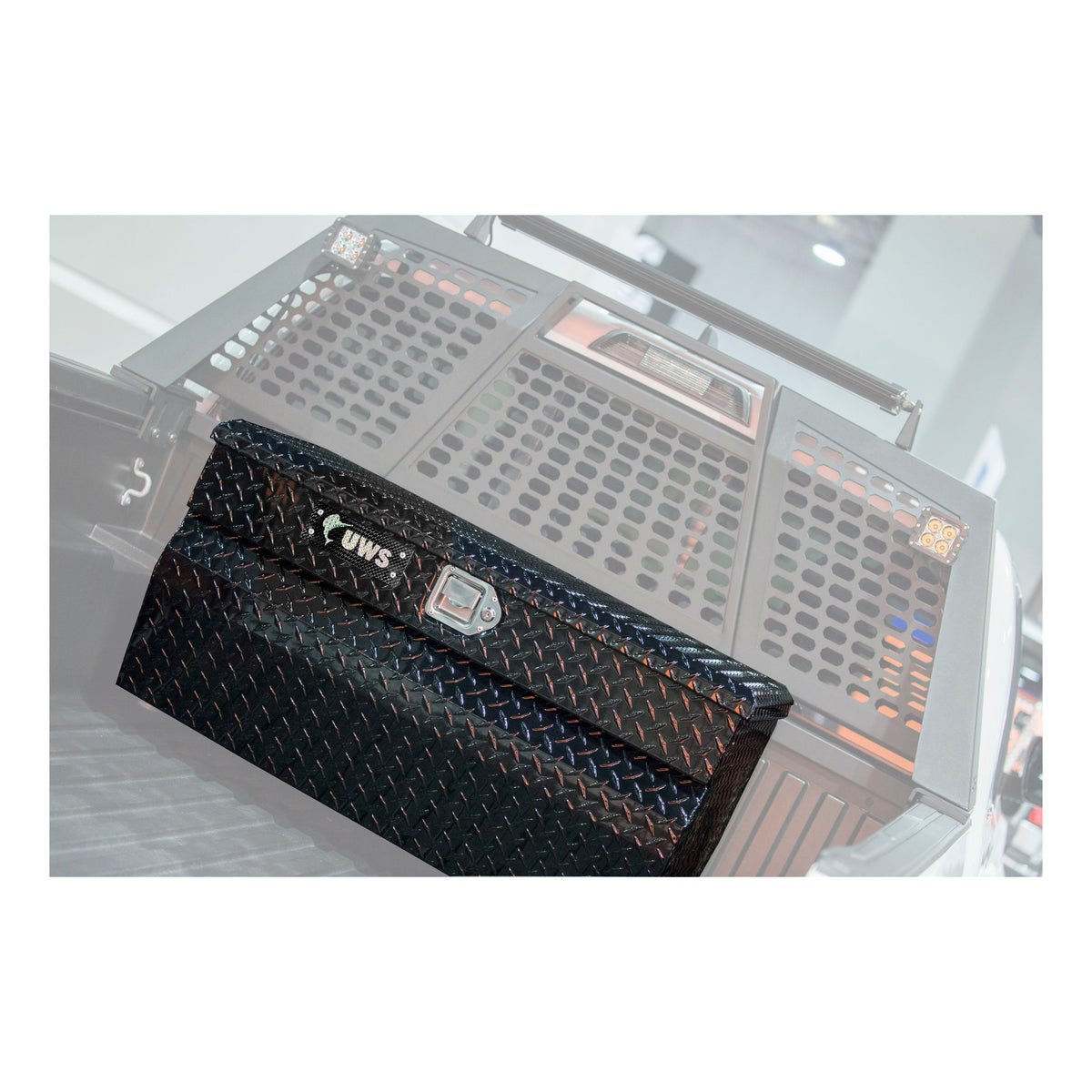 Gloss Black Aluminum 36" Wedge Utility Chest Box (LTL Shipping Only ...