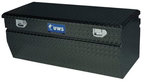 Tool Box; Chest; Single Lid; Diamond Tread; Bright; Aluminum #TBC-36 ...